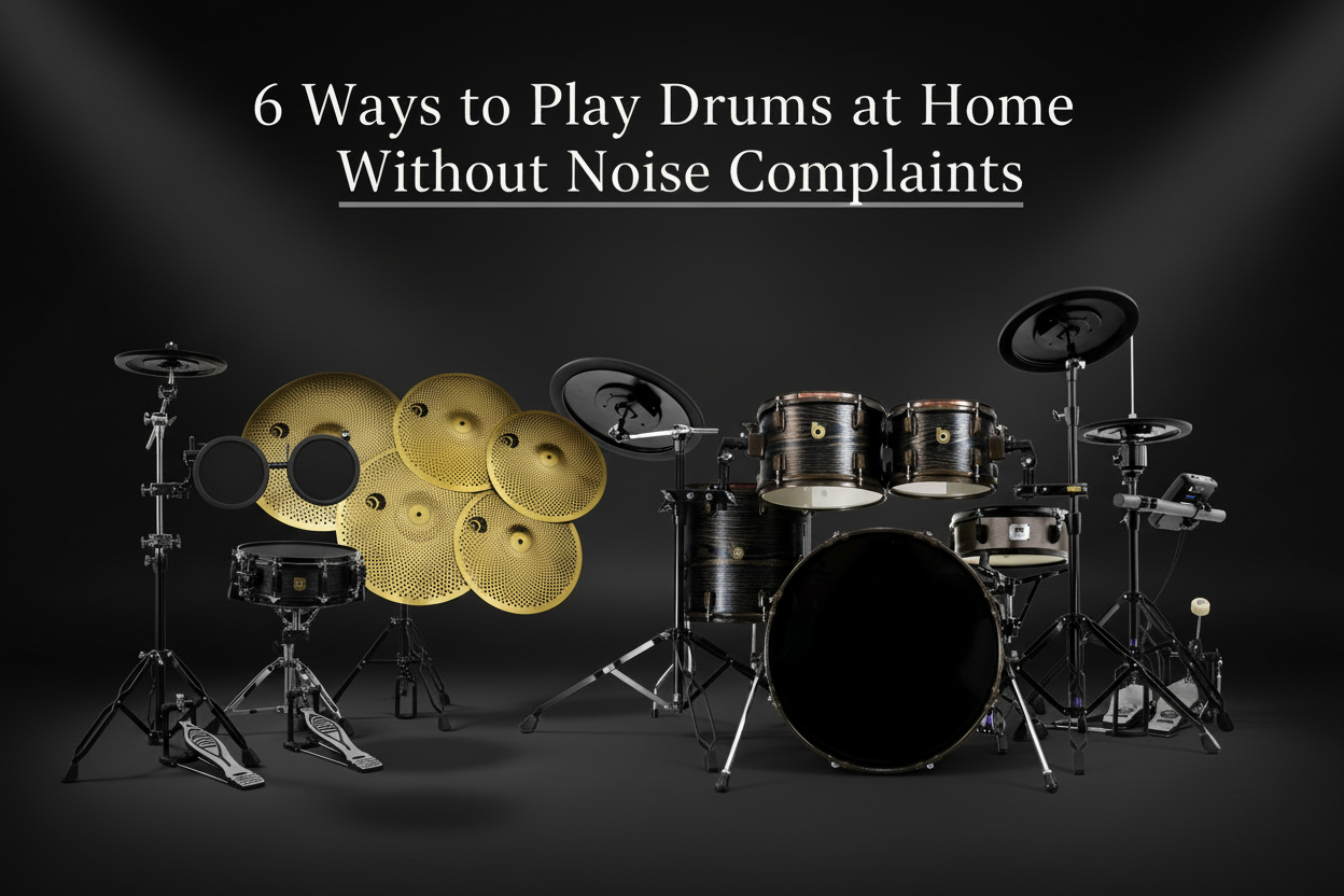 6 Ways to Play Drums at Home Without Noise Complaints (Or Breaking The ...