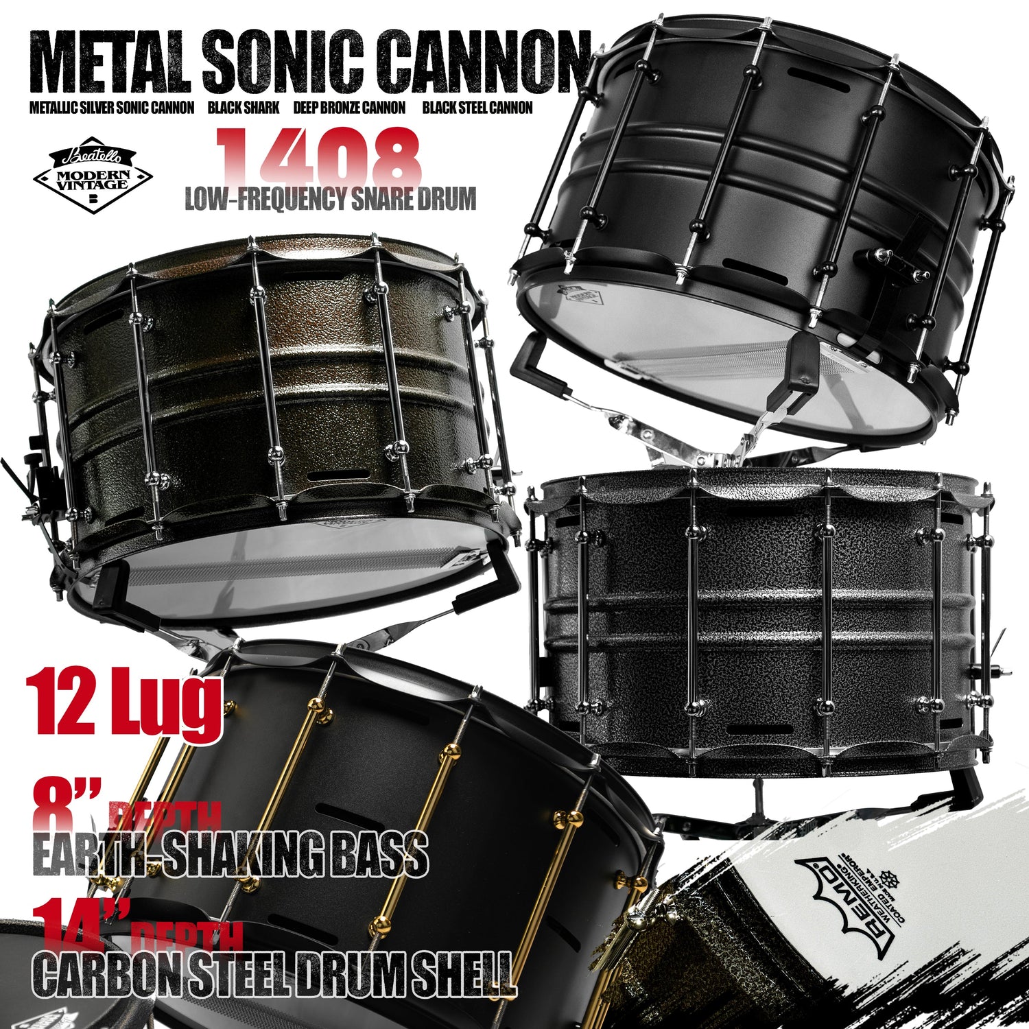 Deep Shell vs Standard Snare Drum: Which Should You Choose? – Beatello