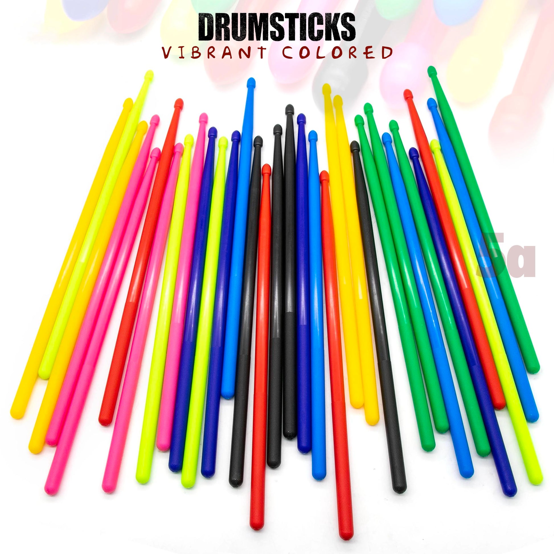 colored drumsticks